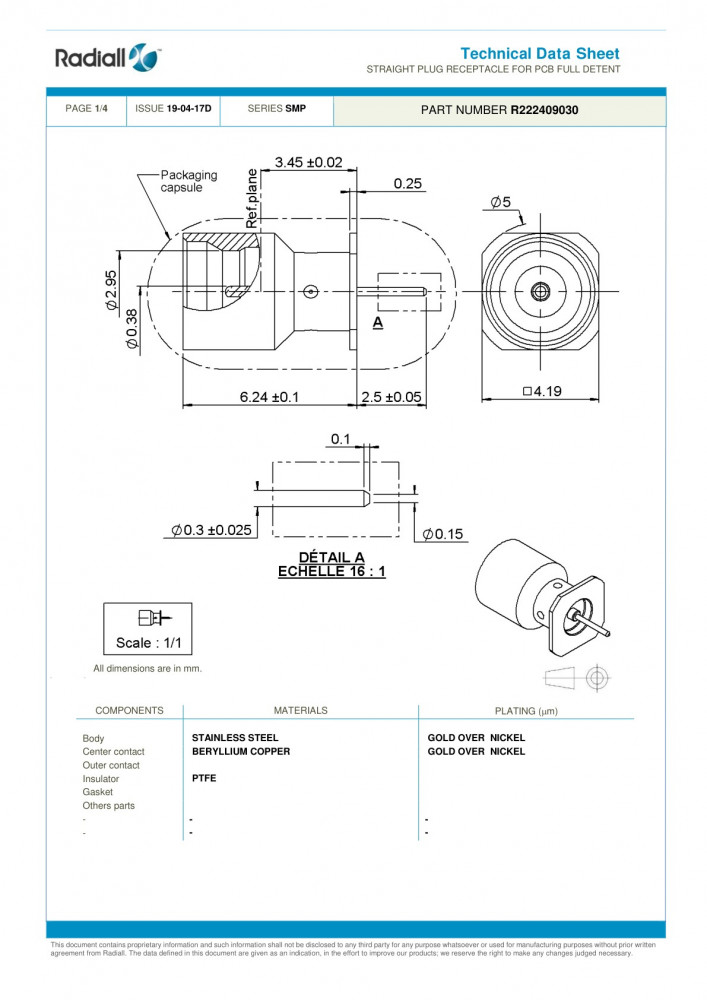 R222409030 datasheet page 1