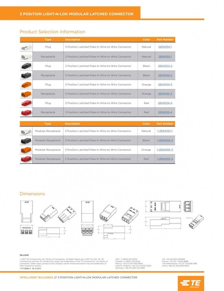 TE Connectivity LIGHT-N-LOK documentation page 2