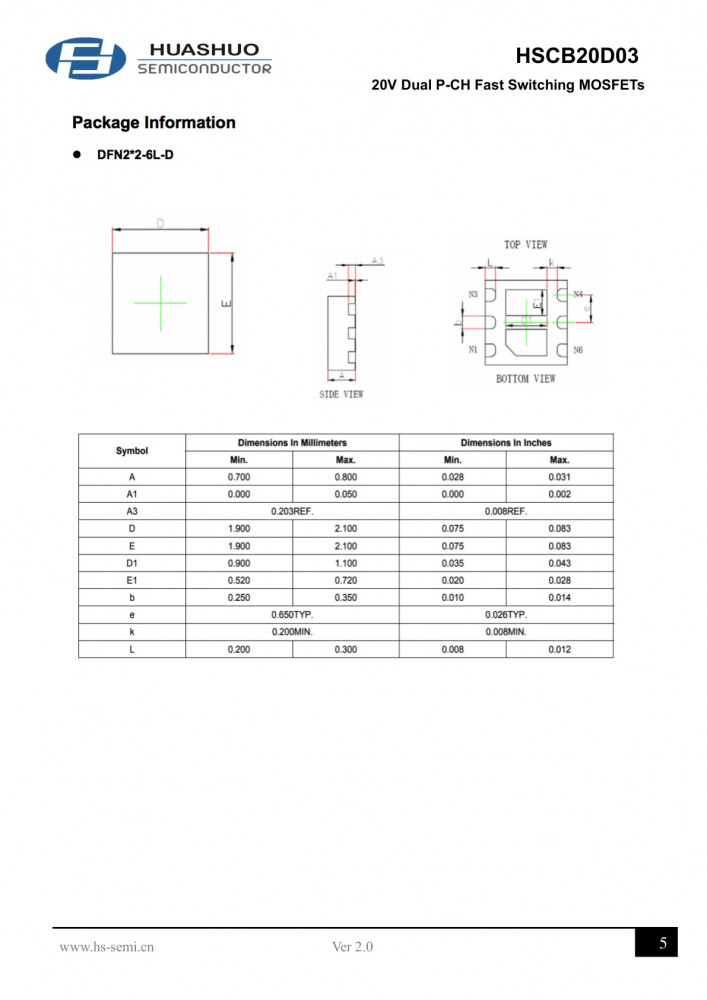 HSCB20D03 datasheet page 5