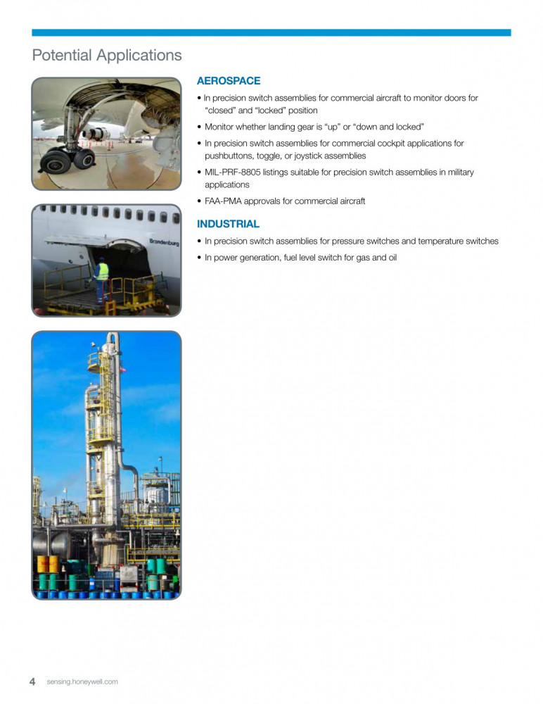 Honeywell SM Series documentation page 4
