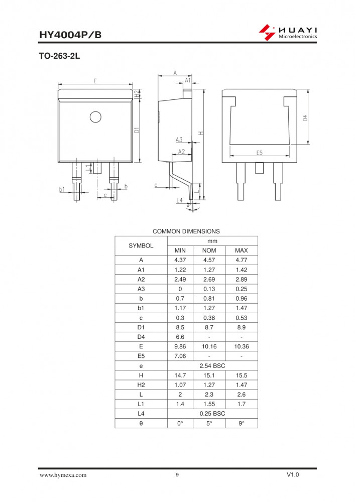 HY4004B datasheet page 9