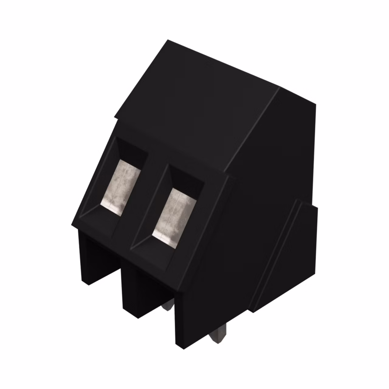 5.00mm Pitch Beau Eurostyle Low Profile, 35° Wire Entry, Single Level Modular Terminal Block, 2 Circuits for sale