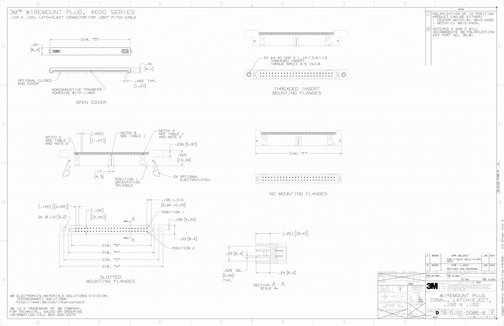 3M 4630-7201 technical drawing page 2