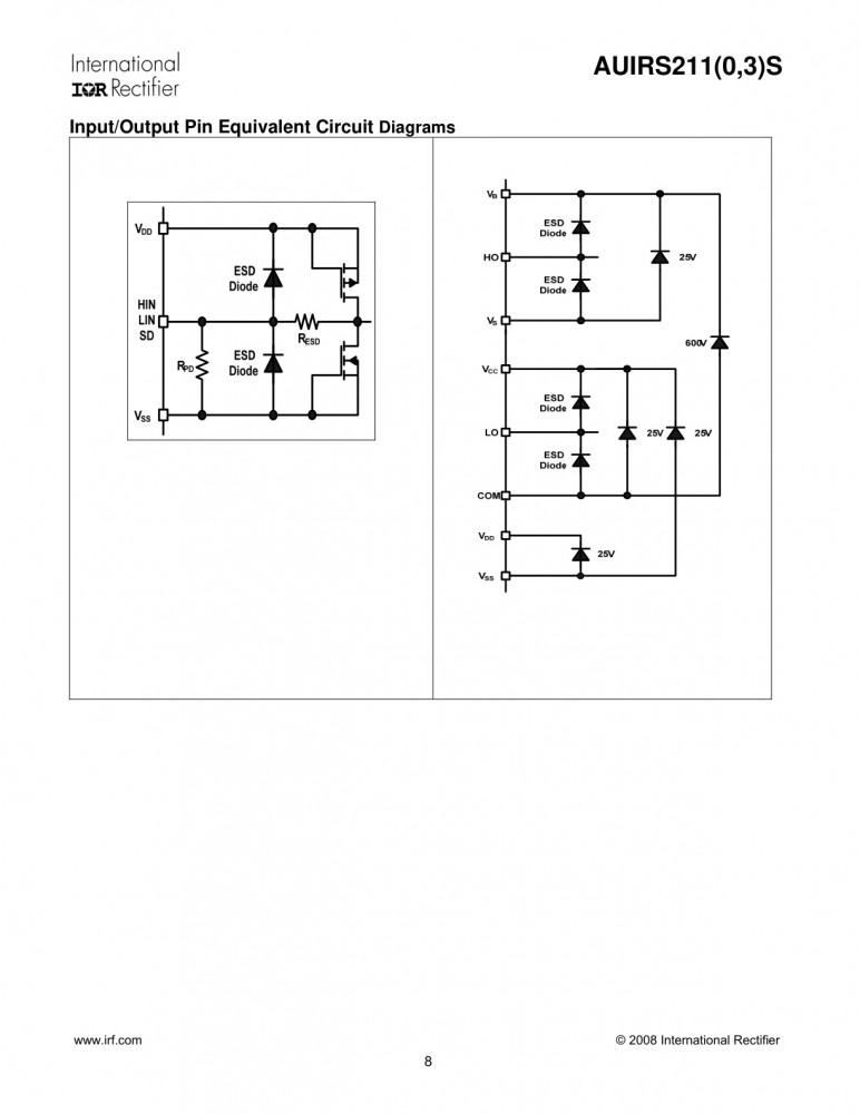 AUIRS2113STR datasheet page 8