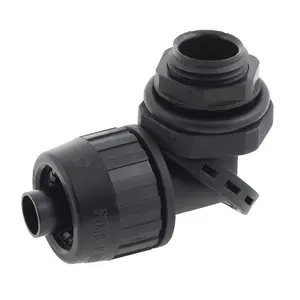 Kellems Wire Management, Liquidtight System, PolyTuff® Straight Male Liquid Tight Connector, 3/4