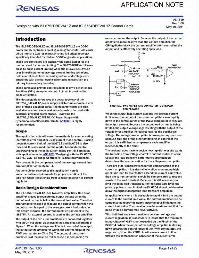ISLA118P50IR72EV1Z technical document page 1