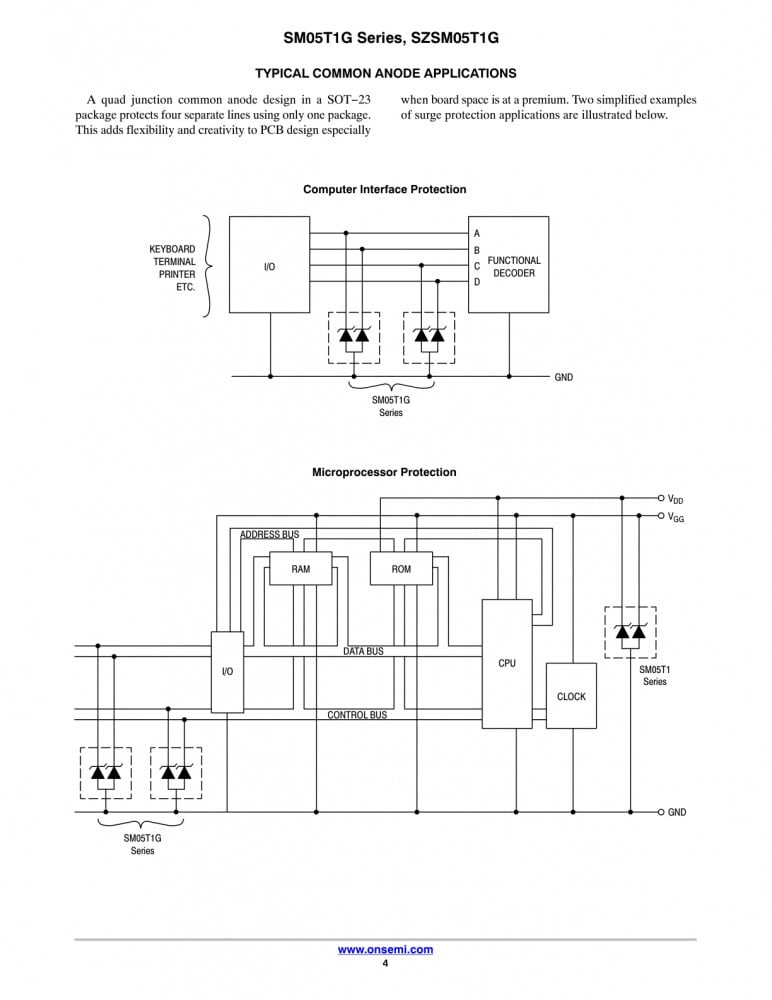 SM36T1G technical document page 4