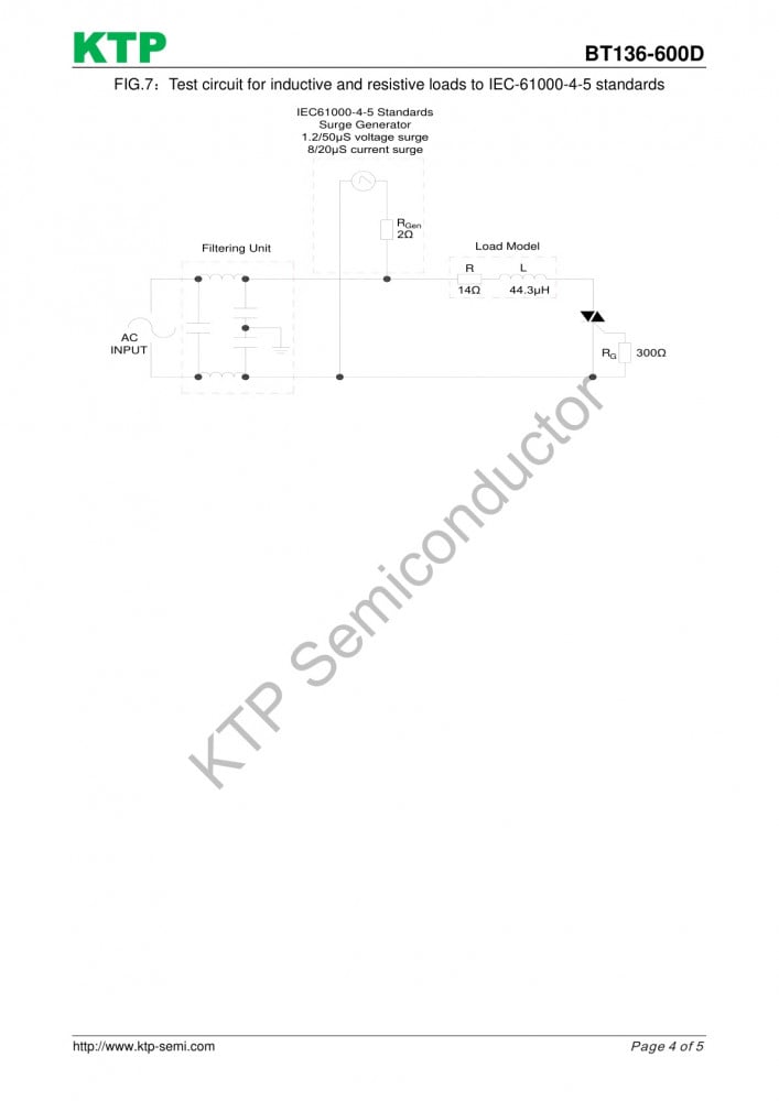 BT136-600D datasheet page 4