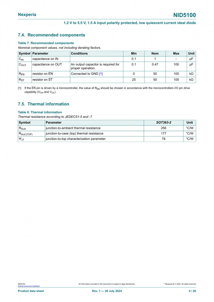 NID5100GWH technical document page 4
