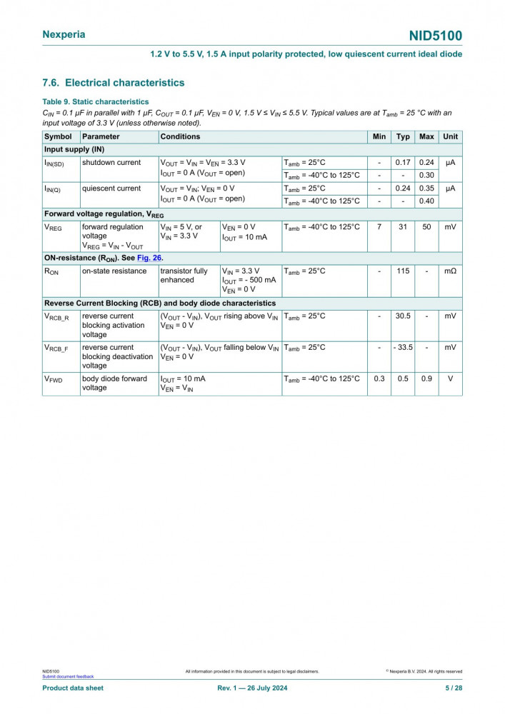NID5100GWH technical document page 5