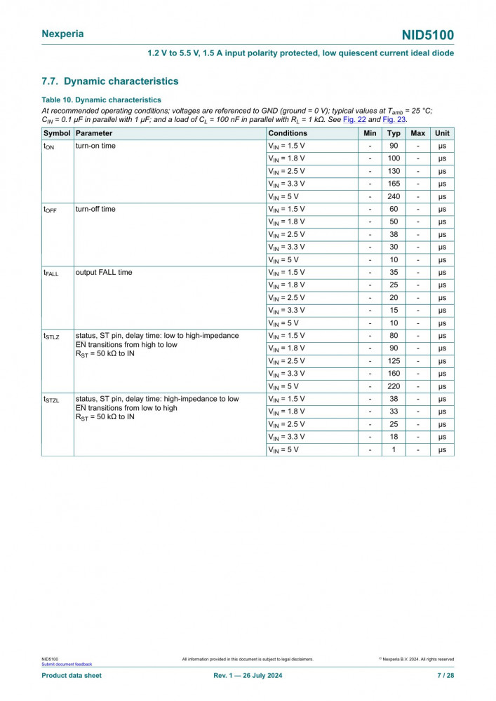 NID5100GWH technical document page 7