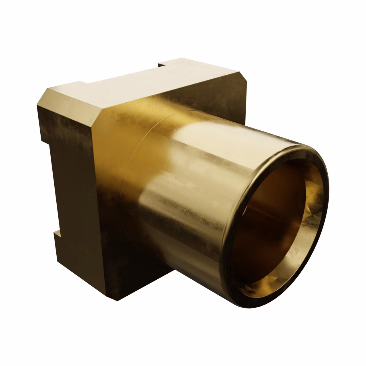 MCX Jack, Straight, PCB Receptacle, Surface Mount, Brass Body, Gold (Au) Plated, 100 Pieces Per Bag, 75 Ohms for sale