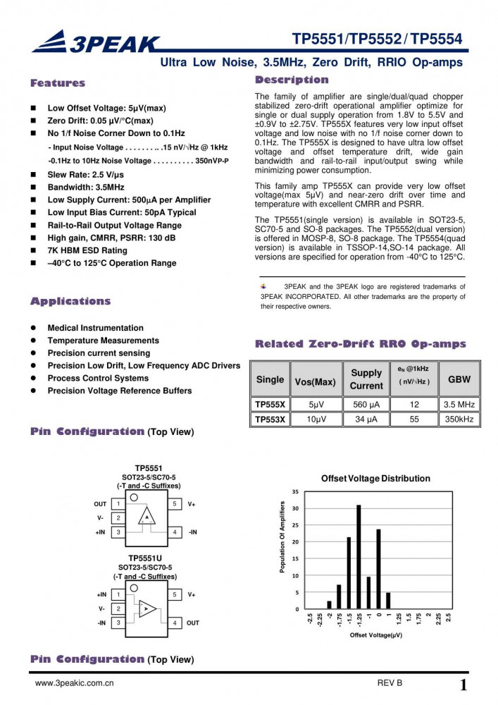 TP5552-SR technical document page 1