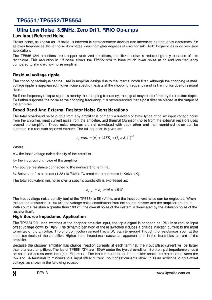 TP5552-SR technical document page 8