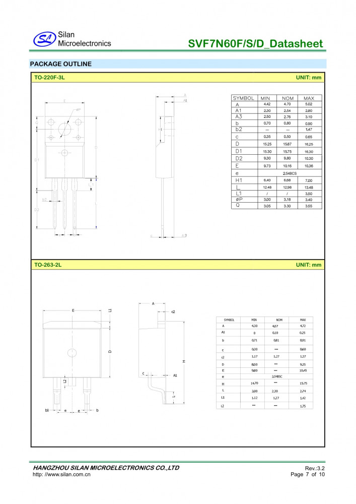 SVF7N60F datasheet page 7