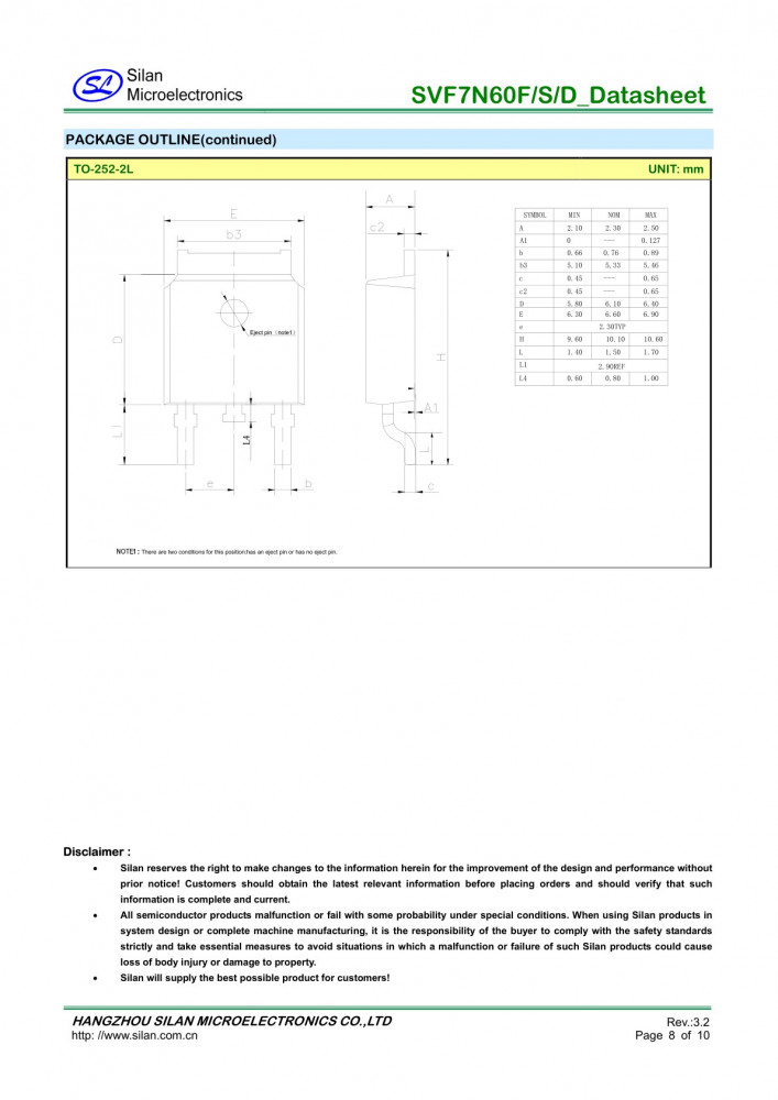 SVF7N60F datasheet page 8