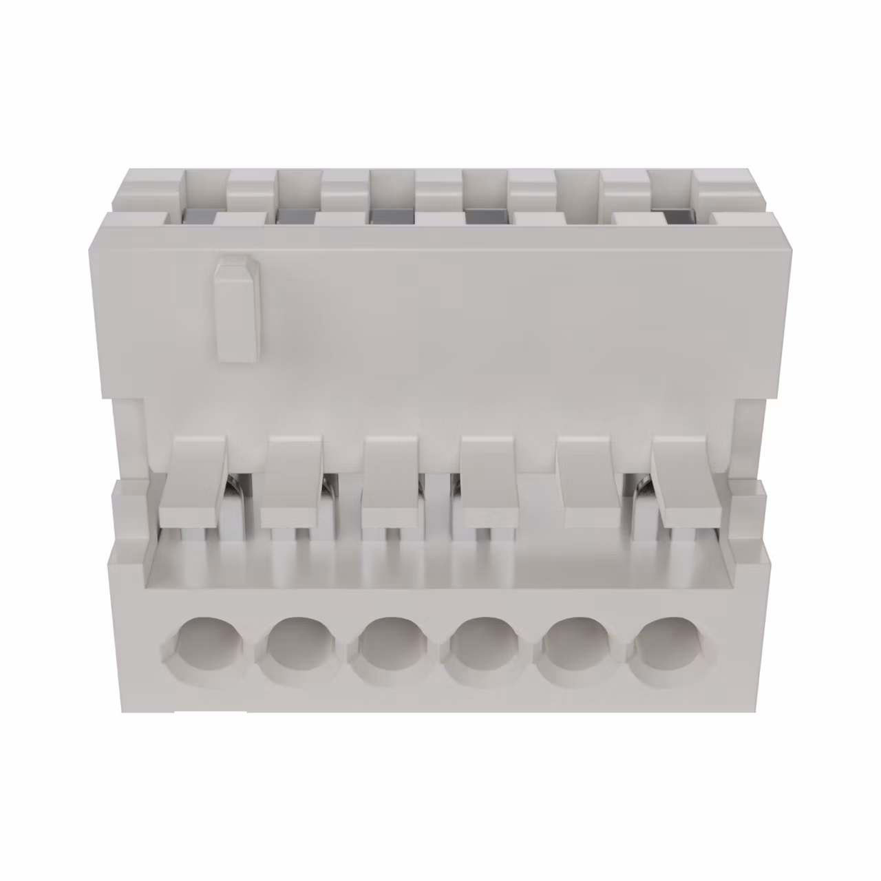 Appli-Mate RAST 2.5 IDT Housing, 2.50mm Pitch, Direct/Indirect, Female, 6 Circuits, Position Keys A, C, D, E, F and G Removed, Voided Circuit 5 for sale