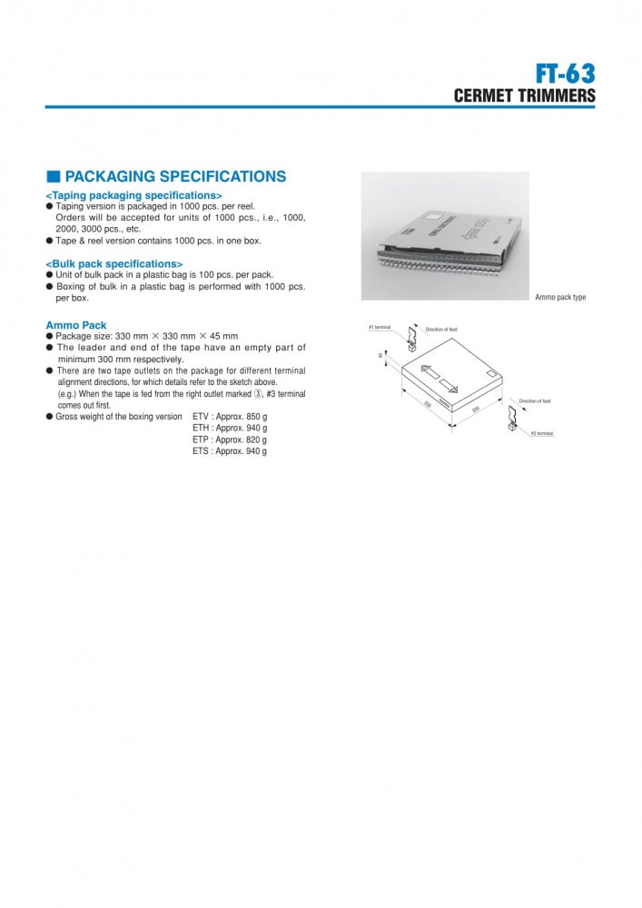 Nidec FT-63ETS201 datasheet page 7