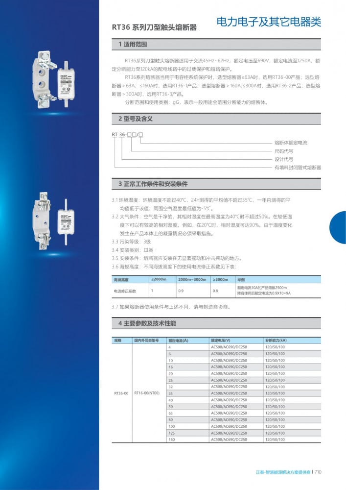 CHINT RT36 series technical document page 1
