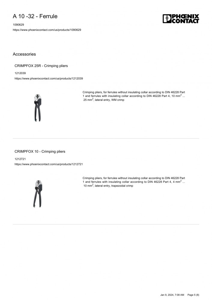 Phoenix Contact 1090629 datasheet page 5