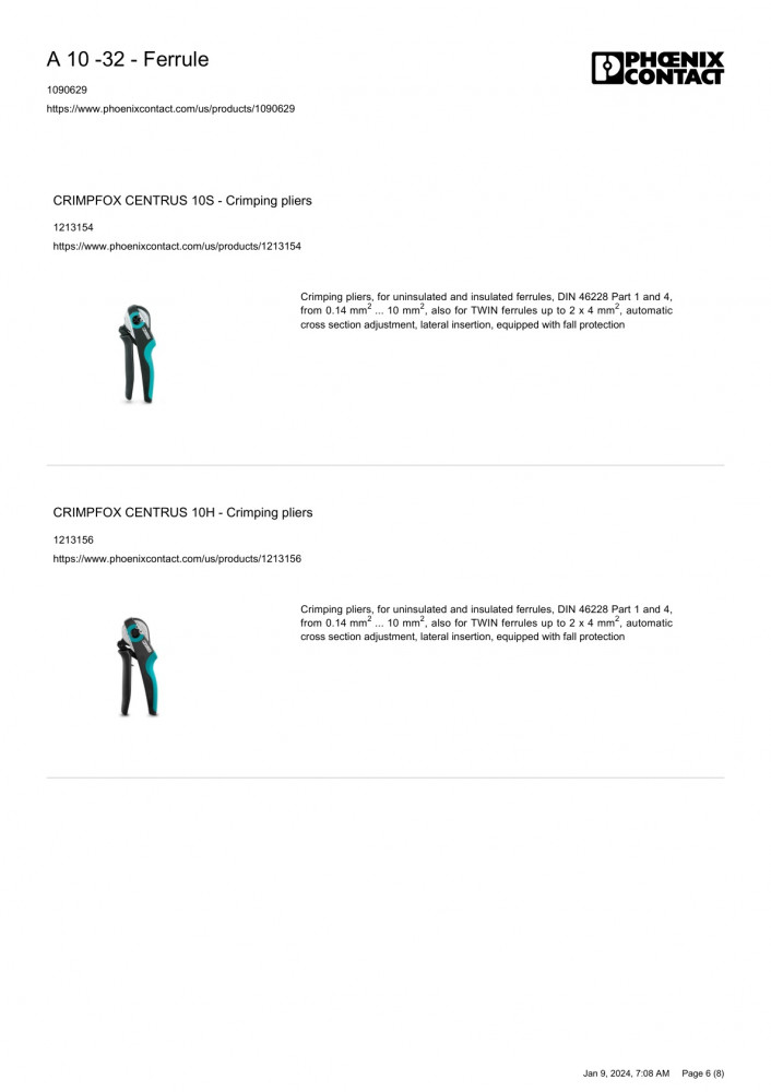 Phoenix Contact 1090629 datasheet page 6
