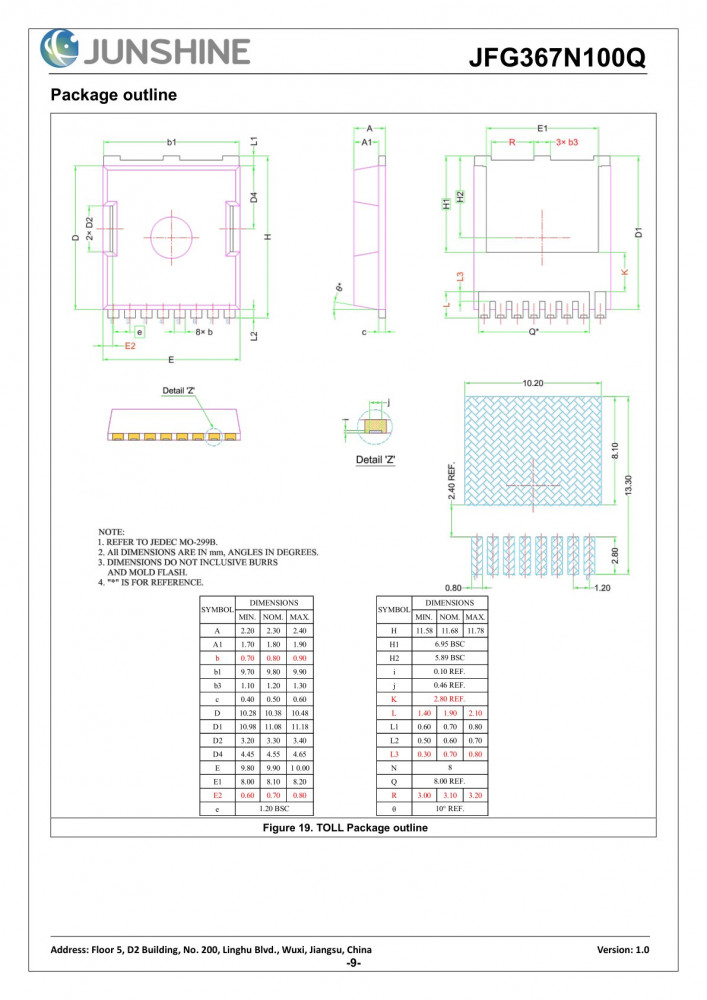 JFG367N100Q datasheet page 9