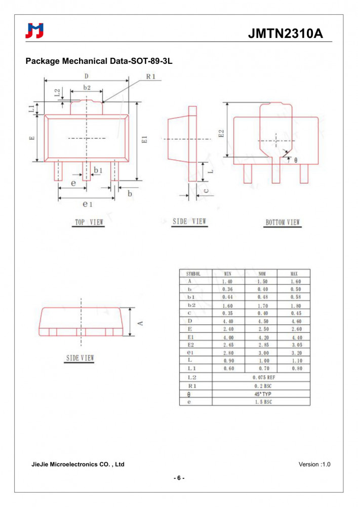 JMTN2310A datasheet page 6