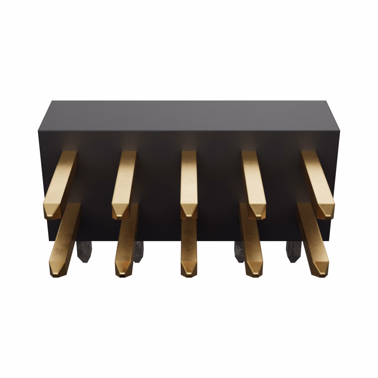 2.00mm Pitch Milli-Grid Header, Right-Angle, Through Hole, 10 Circuits, 0.05µm Gold (Au) Plating, Mating Pin Length 4.00mm, Tail Length 1.85mm, Tray, Lead-Free for sale