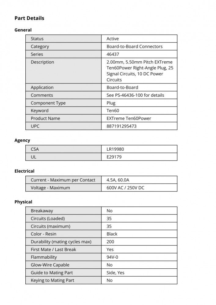 MOLEX 464371470 technical document image 2