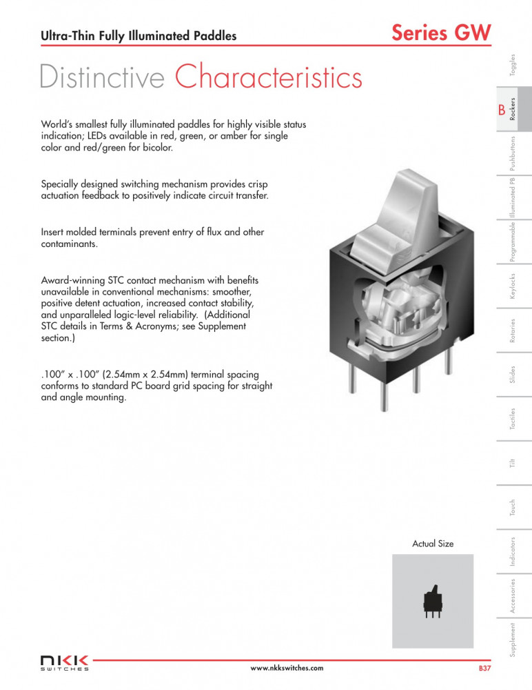 GW Series technical document page 2