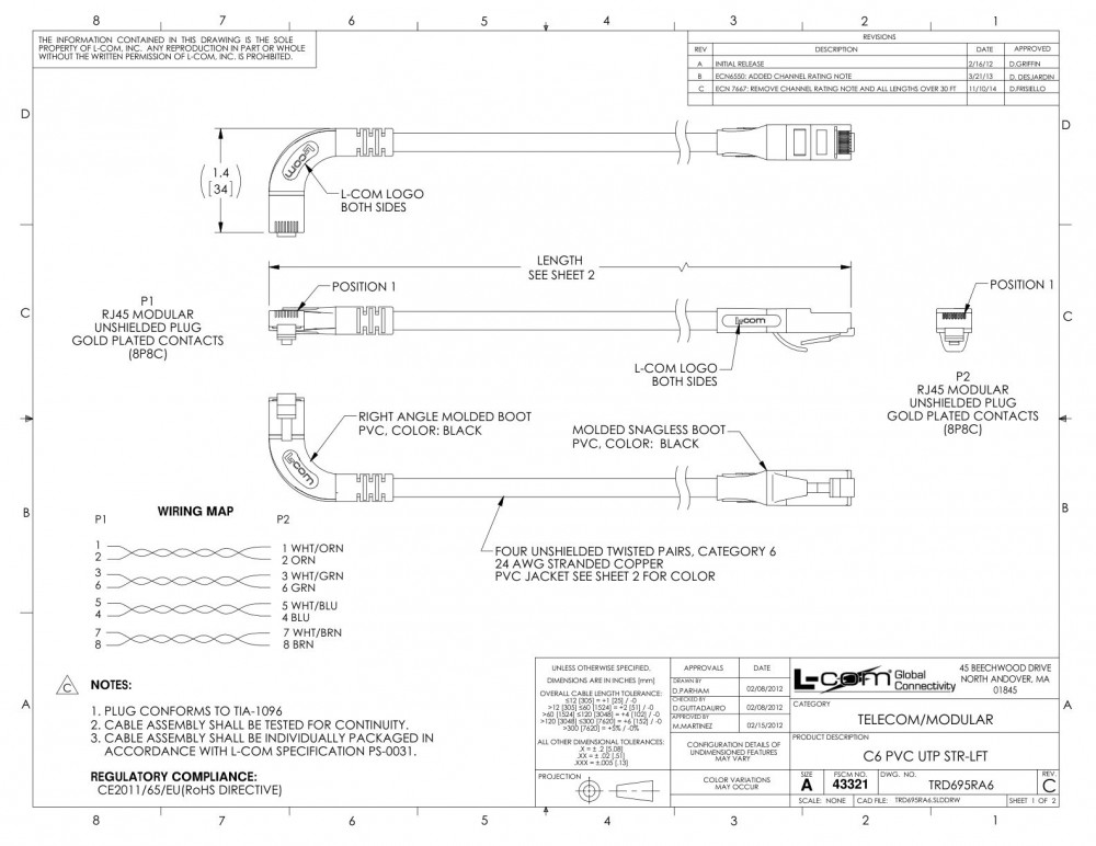 TRD695RA6BLK-5 technical document page 1