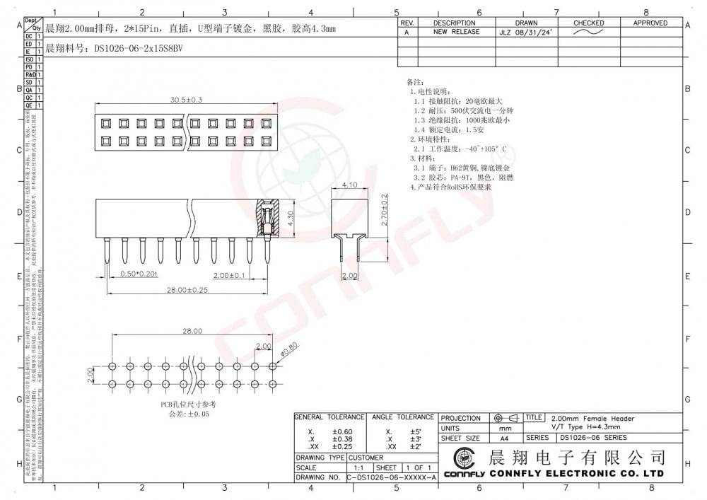 DS1026-06-2x15S8BV technical document preview