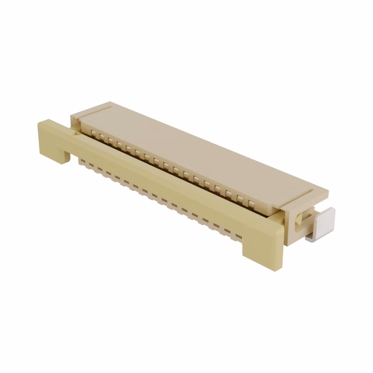 Easy-On FFC/FPC Connector, 1.00mm Pitch, Slider Series, Right-Angle, Bottom Contact, 3.00mm Height, 17 Circuits, Tin-Bismuth Plating for sale