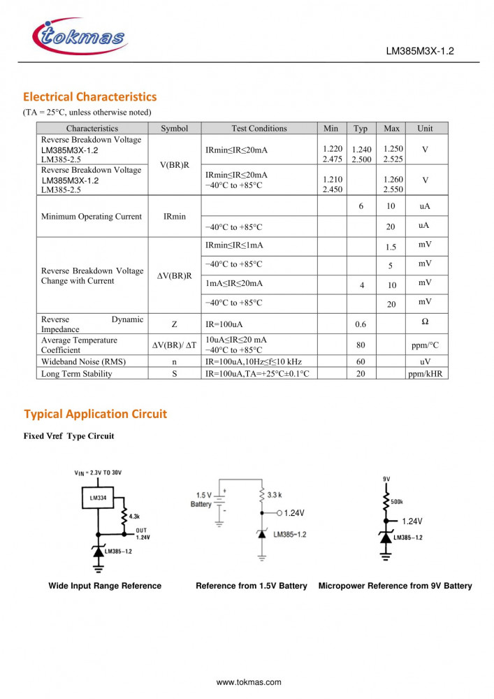 LM385 datasheet page 3