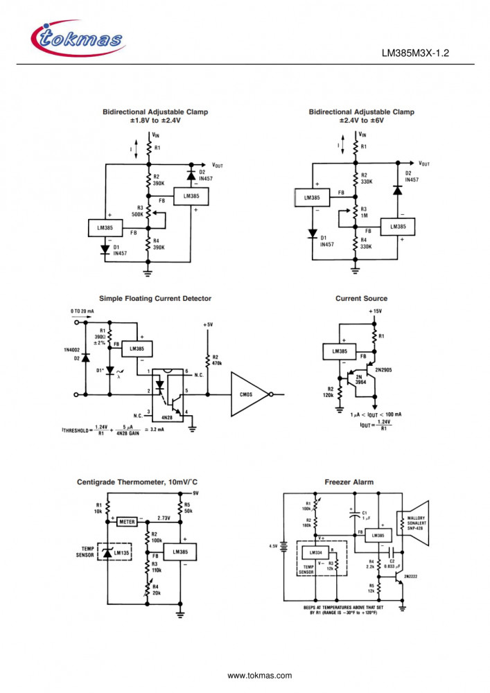 LM385 datasheet page 6