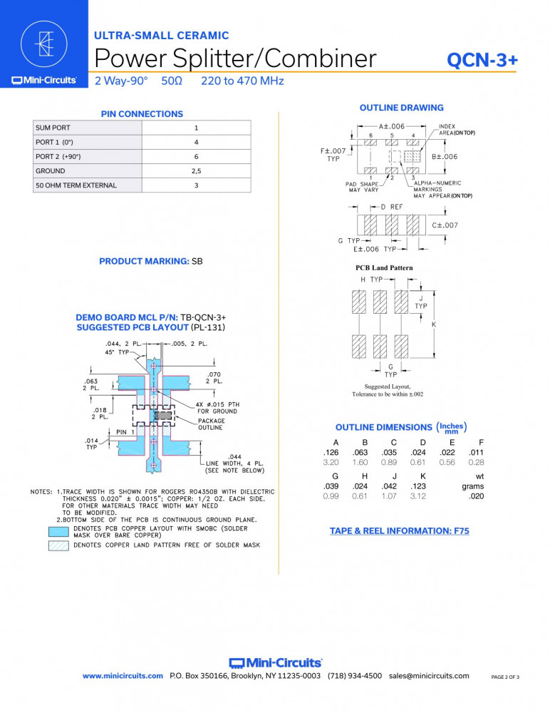 QCN-3+ technical document page 2