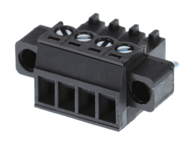 3.50mm Pitch Eurostyle Horizontal Plug, with Retention Screws, 2 Circuits