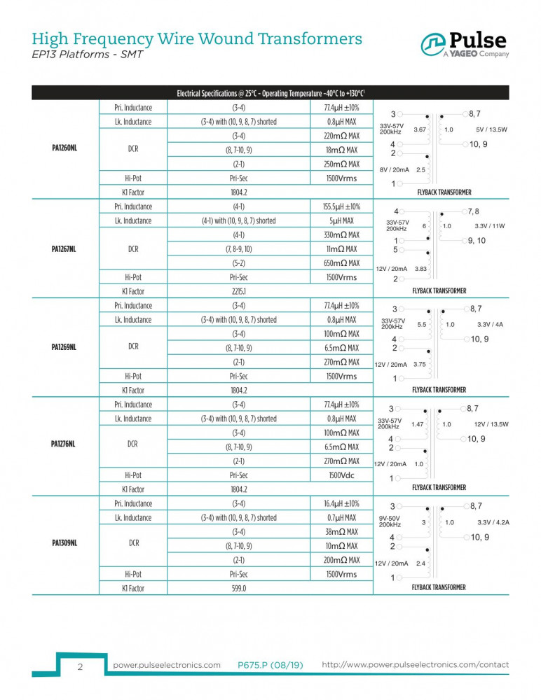 PA3242NL technical document page 2