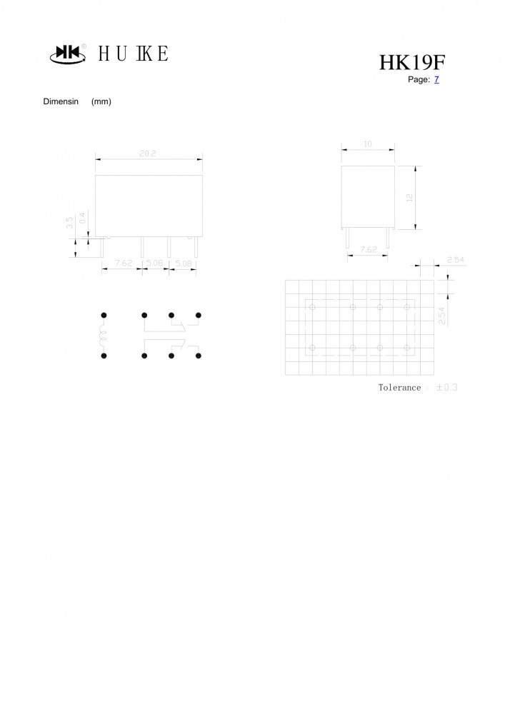 HK19F datasheet page 7