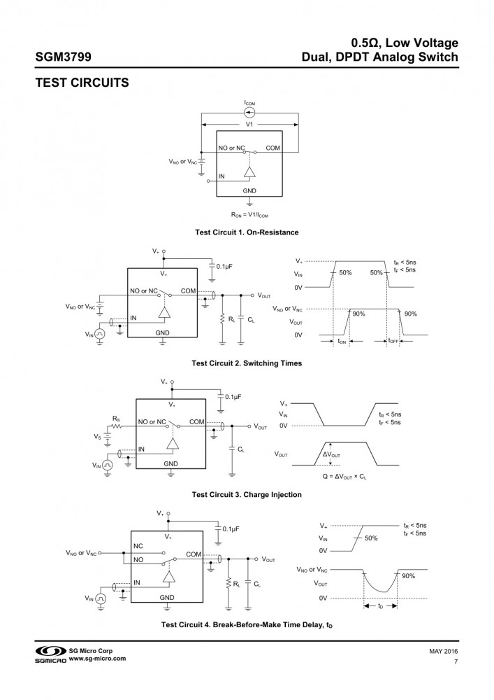 SGM3799 datasheet page 7