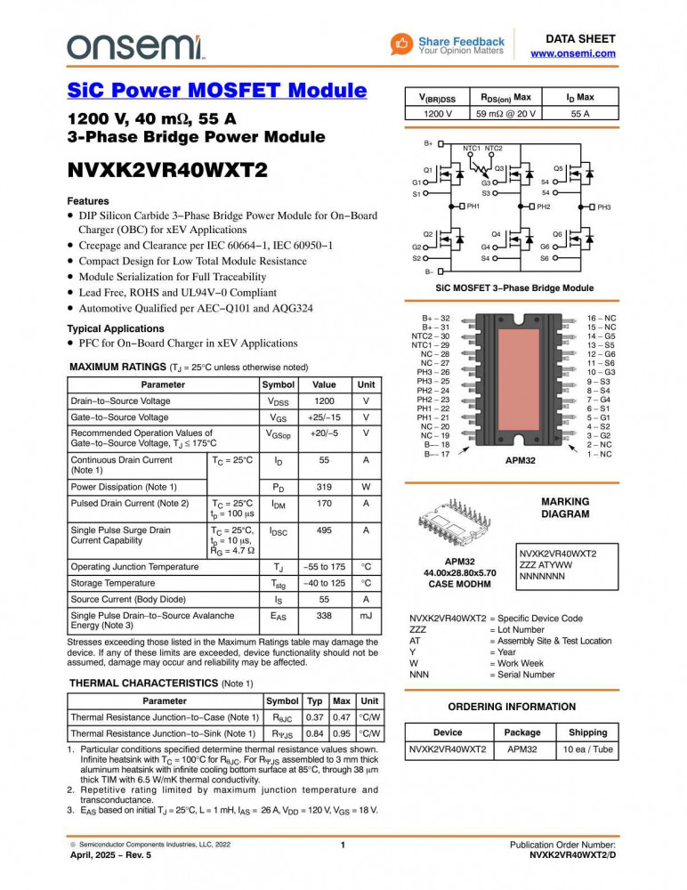 NVXK2VR40WXT2 datasheet page 1