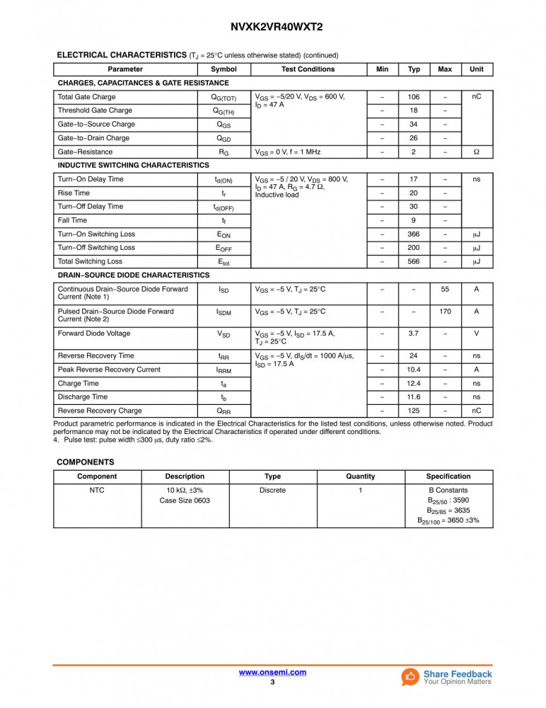 NVXK2VR40WXT2 datasheet page 3