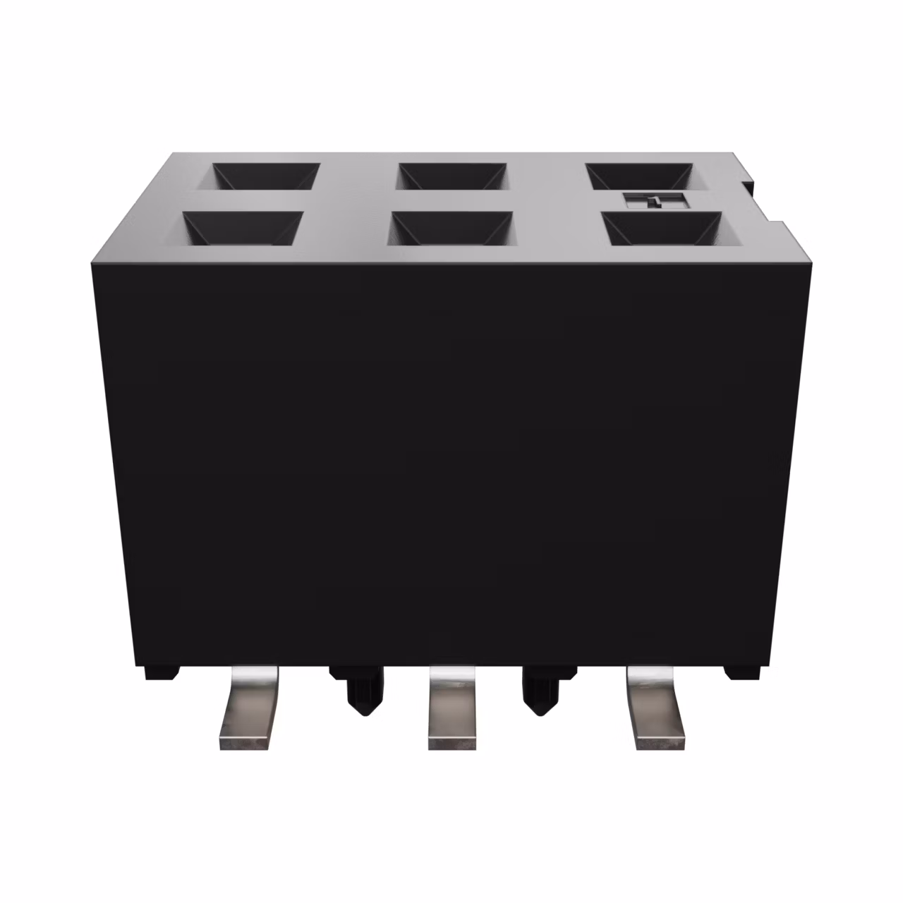 Milli-Grid Receptacle, Surface Mount, Vertical, Top Entry, with Plastic Pegs, without Cap, Tape and Reel, 2.50µm Tin (Sn) Plating, 6 Circuits, Lead-Free for sale