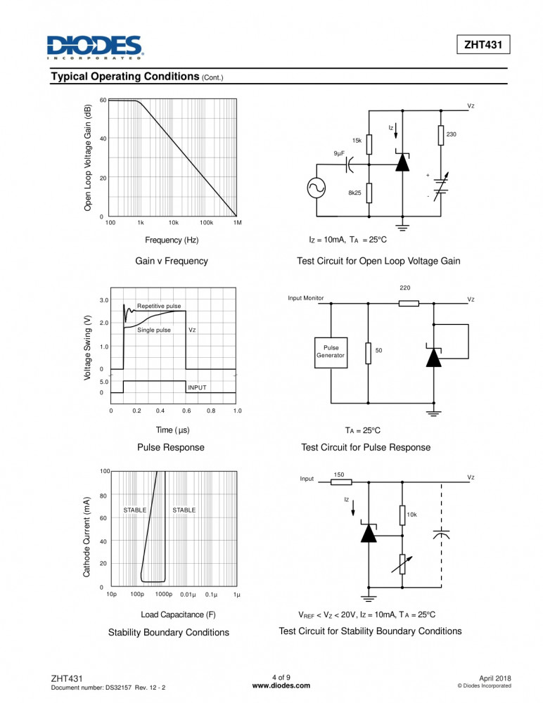 ZHT431F01TA datasheet page 4