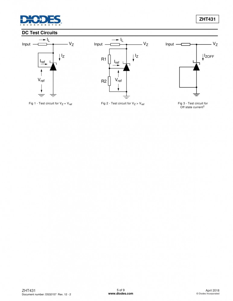 ZHT431F01TA datasheet page 5