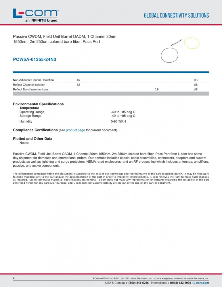 PCW5A-01355-24N3 specifications