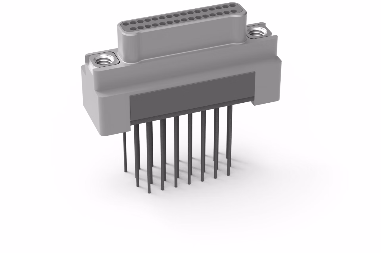 AirBorn N Series, Nano-D Board Mount Receptacle, 0.025