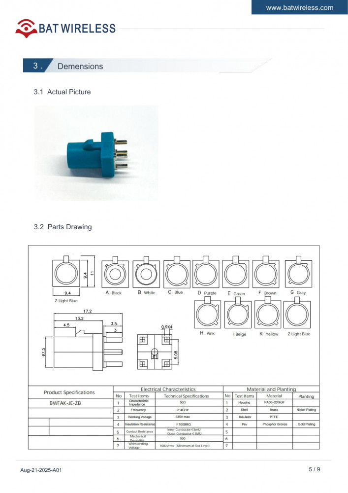 BWFAK-JE-ZB datasheet page 5