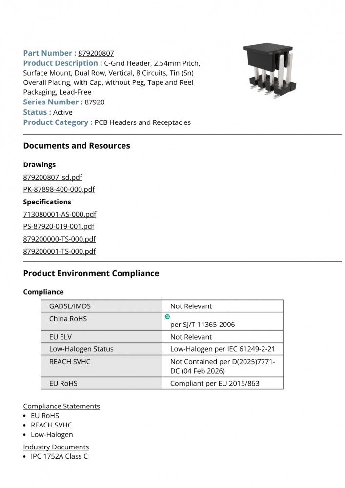 879200807 technical document preview, page 1
