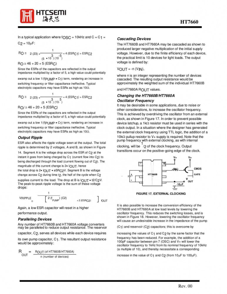 HT7660ARZ datasheet page 7
